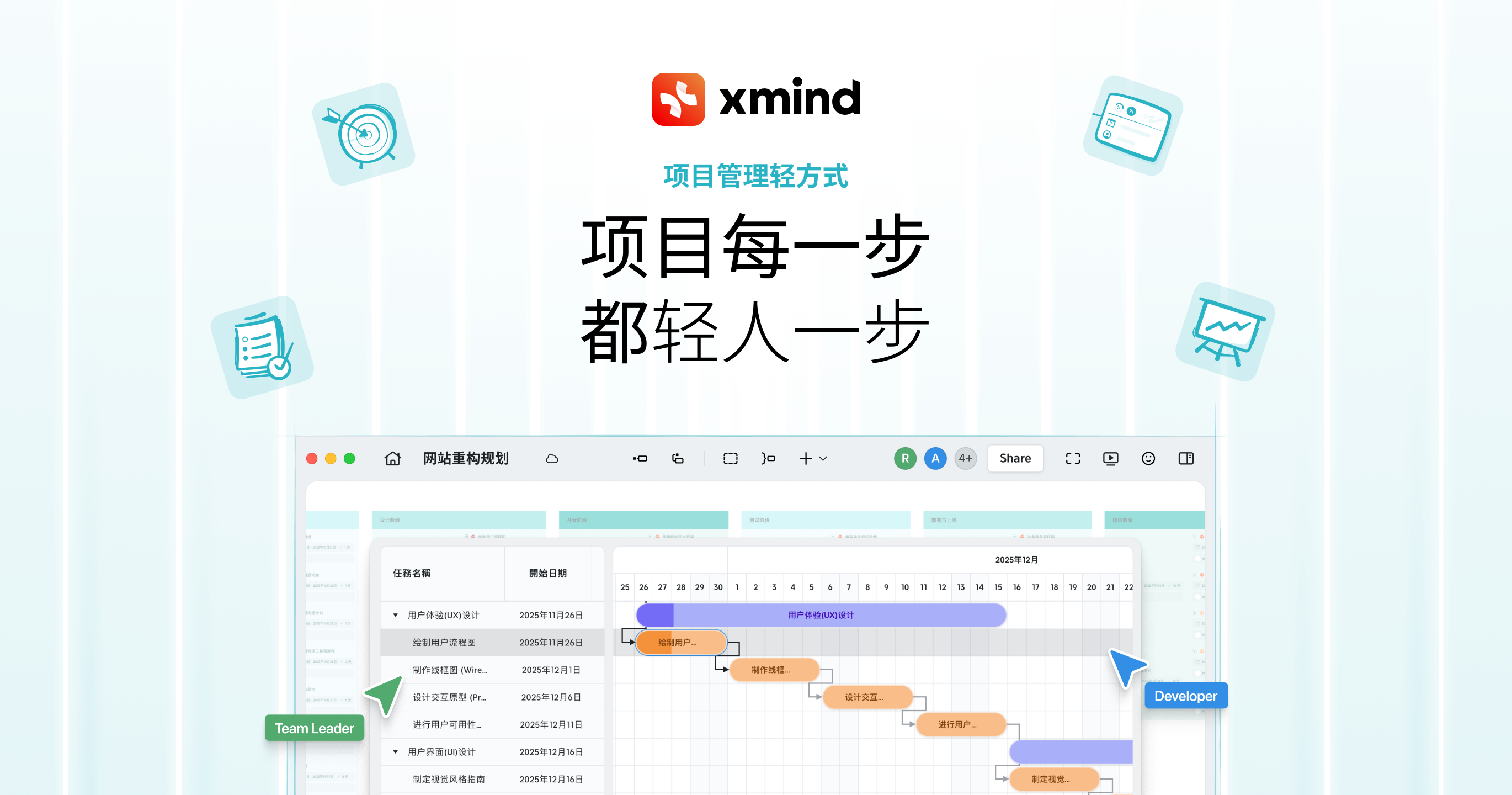Xmind思维导图 - 项目管理轻方式